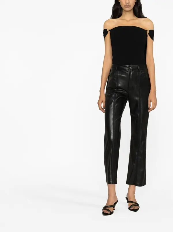 Nanushka Cropped Kick Flare Trousers