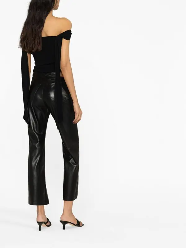 Nanushka Cropped Kick Flare Trousers