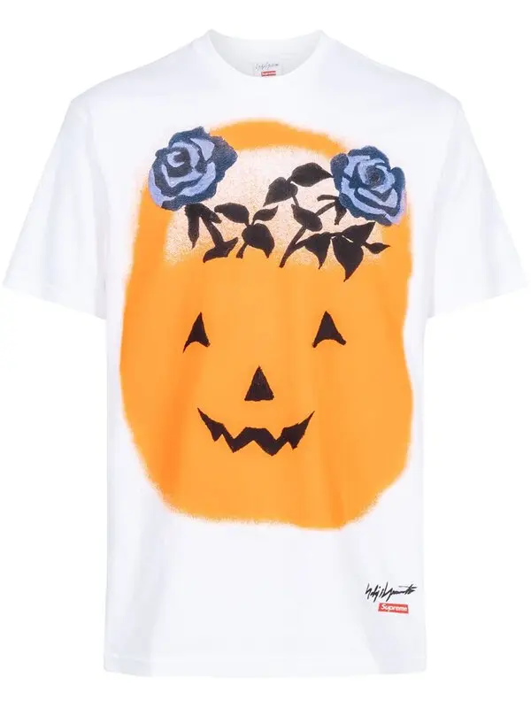 Supreme X Yohji Yamamoto Pumpkin T-shirt - White