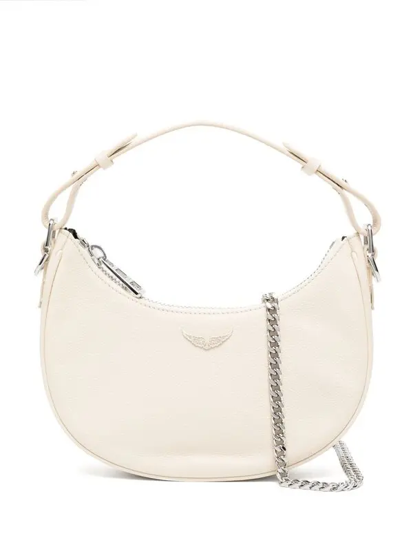 Zadig&Voltaire Moonrock Leather Shoulder Bag - Neutrals