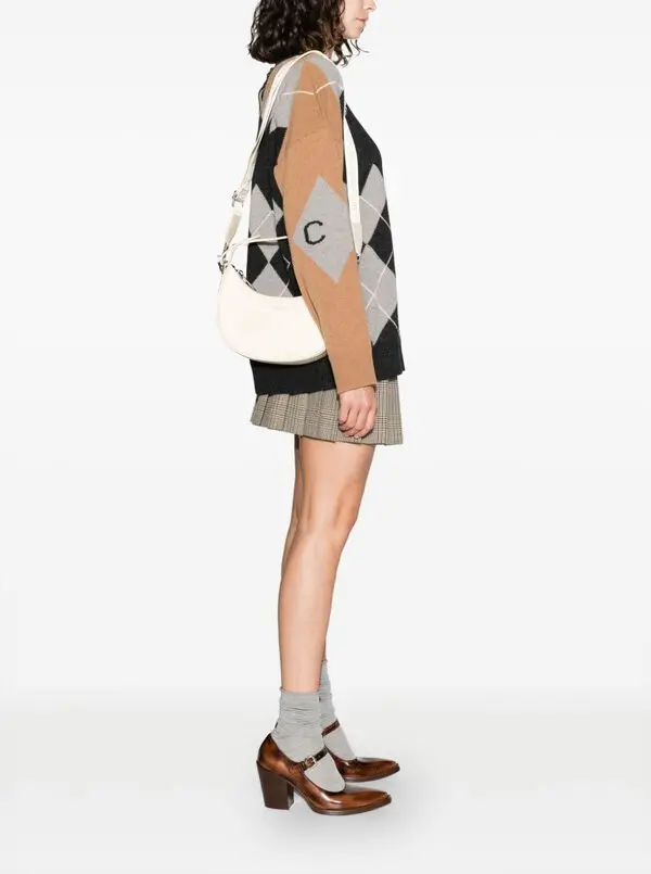Zadig&Voltaire Moonrock Leather Shoulder Bag - Neutrals