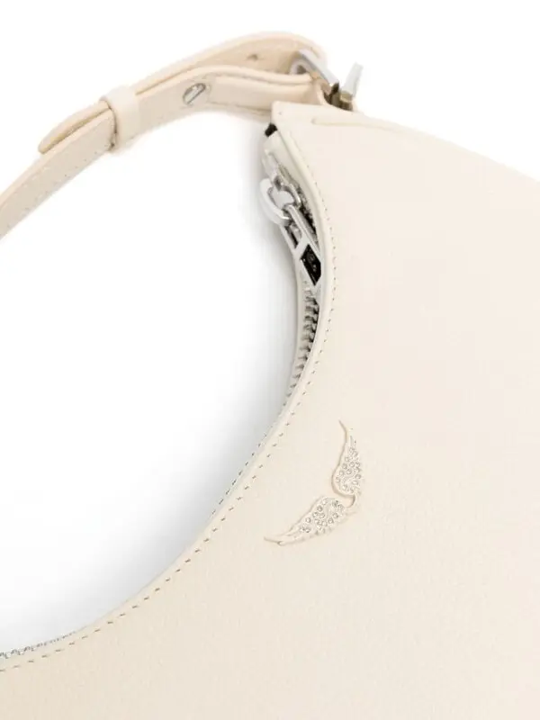 Zadig&Voltaire Moonrock Leather Shoulder Bag - Neutrals