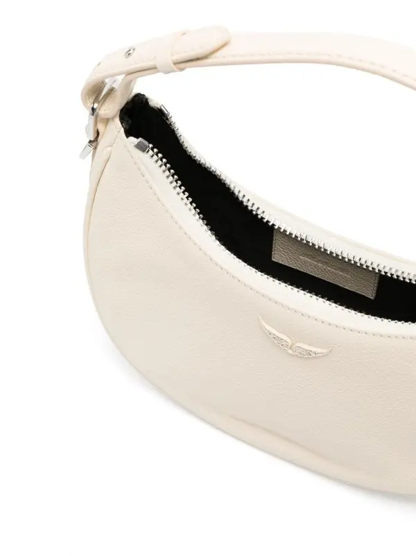 Zadig&Voltaire Moonrock Leather Shoulder Bag - Neutrals