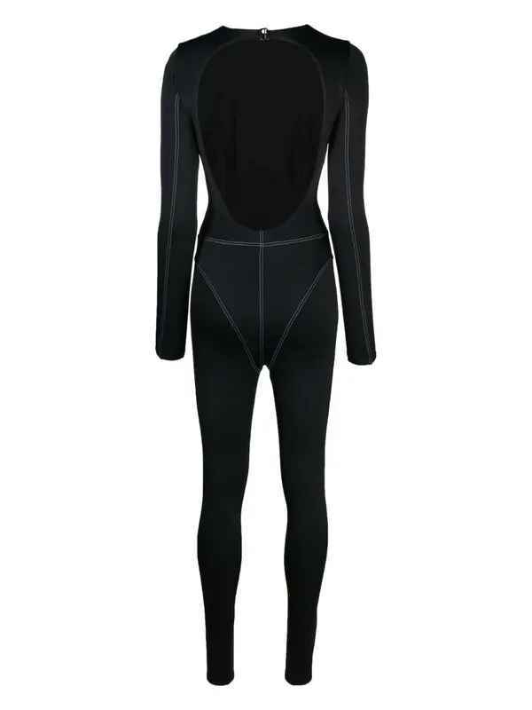 NOIRE SWIMWEAR Contrasting-stitch Swimsuit