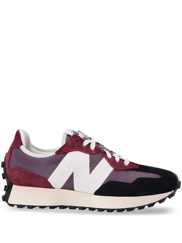NEW BALANCE 327 Logo-patch Sneakers - Purple