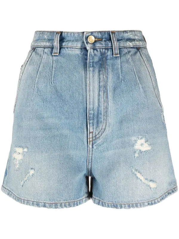 Dolce & Gabbana High-waisted Denim Shorts