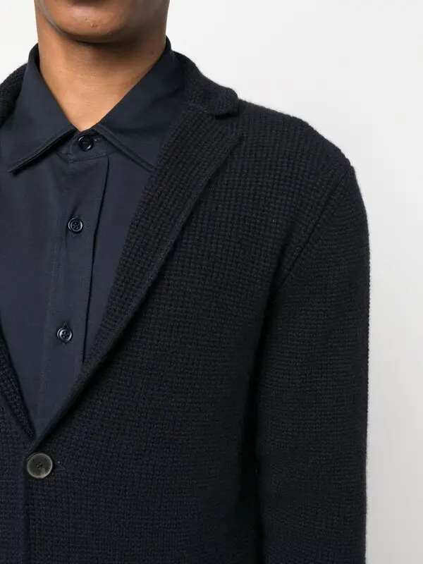 Brioni Waffle-knit Button-up Cardigan
