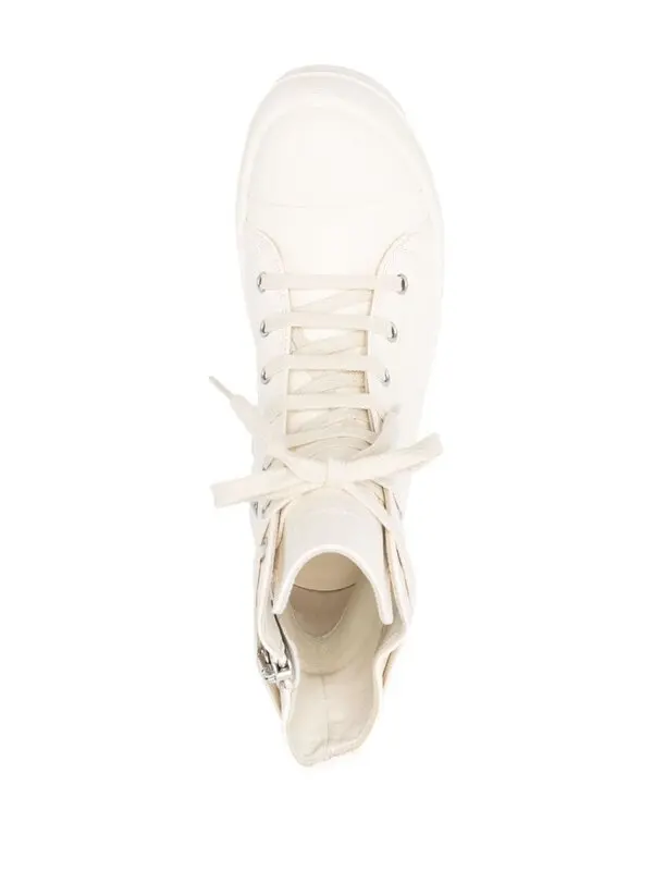 Rick Owens Edfu Leather Ankle Boots - Neutrals