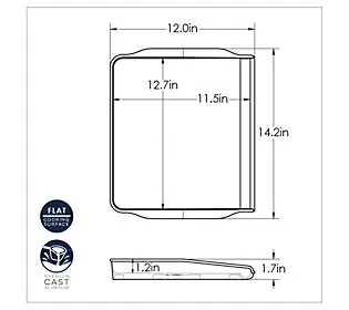 NORDICWARE Single Burner Backsplash Griddle