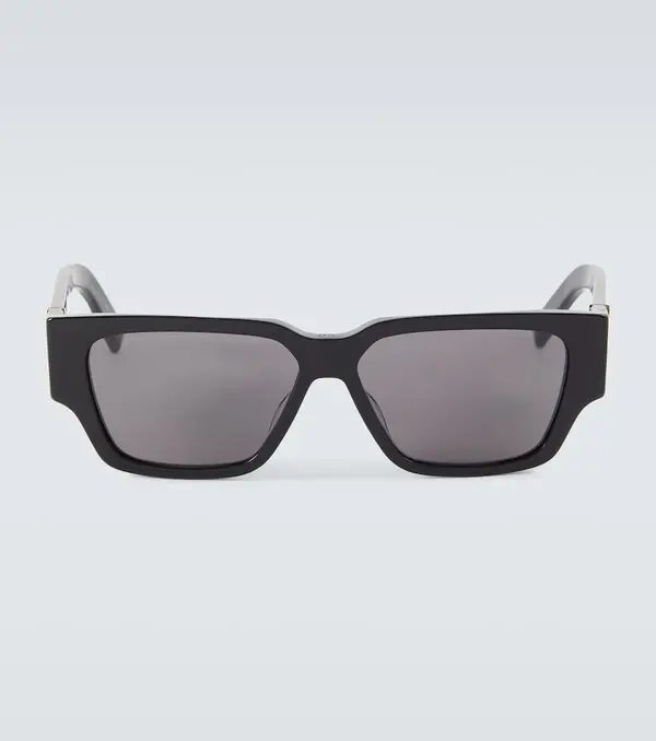 Dior Cd Diamond S5i Rectangular Sunglasses - Black