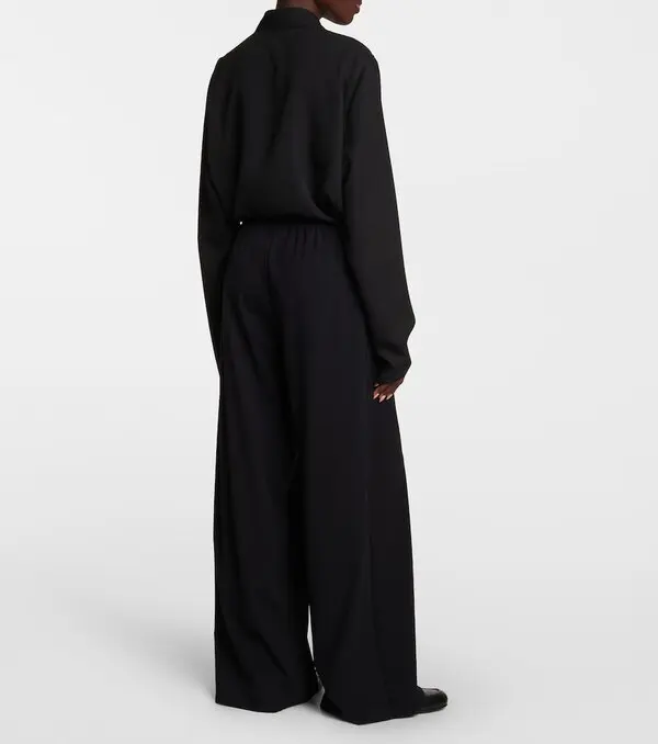 THE ROW Bariem Wide-leg Jersey Pants