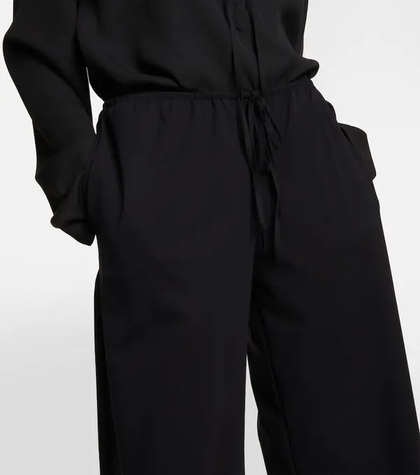 THE ROW Bariem Wide-leg Jersey Pants