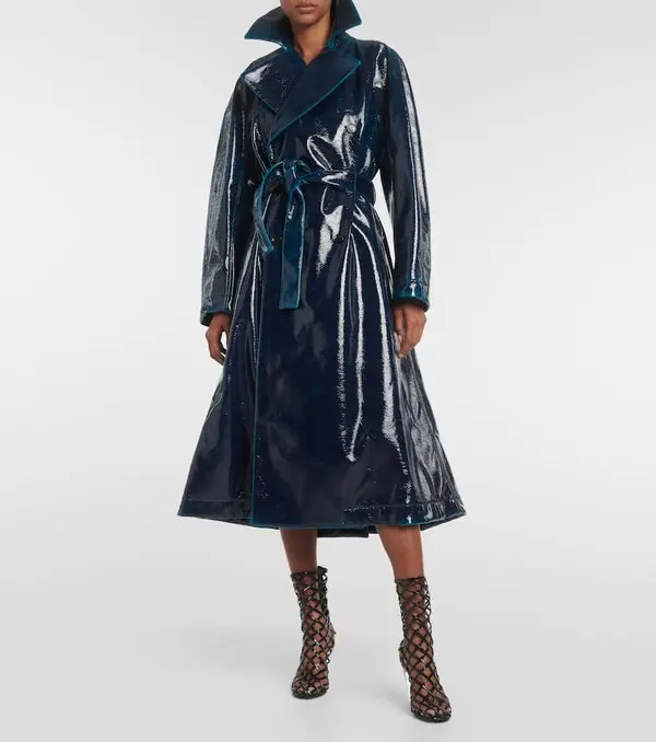 Alaïa Leather Wedge Ankle Boots