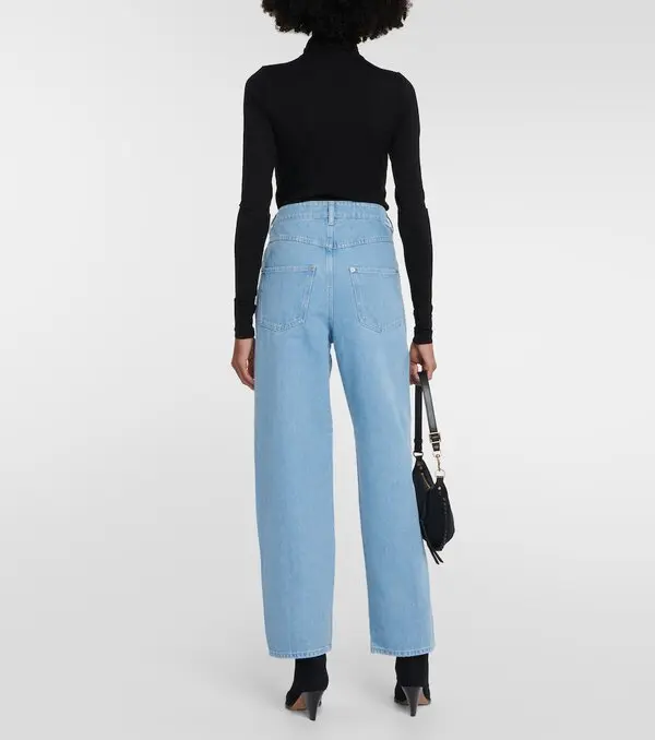 MARANT ETOILE Valeria Mid-rise Straight Jeans