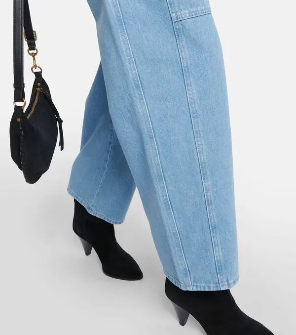 MARANT ETOILE Valeria Mid-rise Straight Jeans