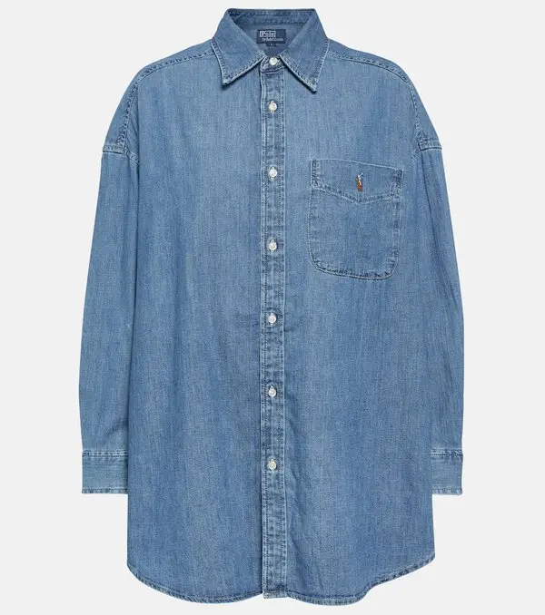 Polo Ralph Lauren Oversized Denim Shirt - Blue