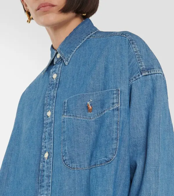 Polo Ralph Lauren Oversized Denim Shirt - Blue