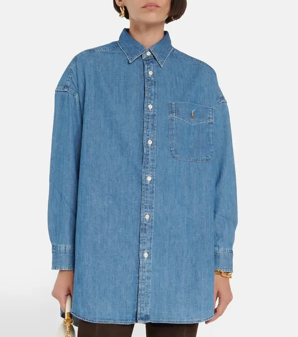 Polo Ralph Lauren Oversized Denim Shirt - Blue