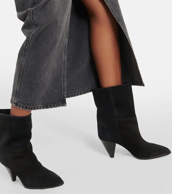 Isabel Marant Rouxa Suede Ankle Boots