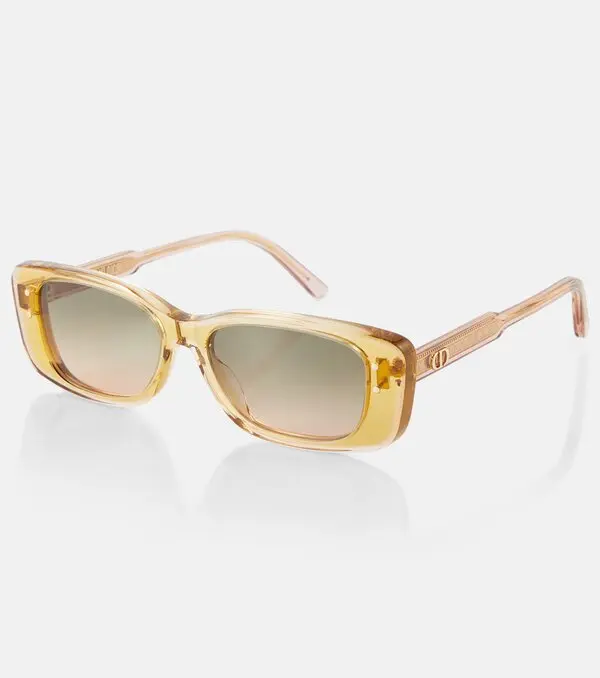 Dior Rectangular Sunglasses - Yellow