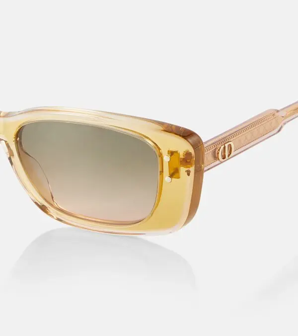 Dior Rectangular Sunglasses - Yellow