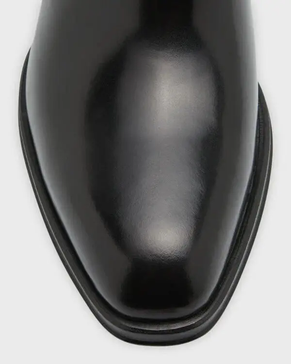 GIUSEPPE ZANOTTI Chicago 40 Leather Ankle Boots