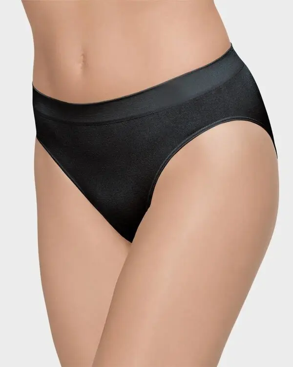 Wacoal B-smooth Seamless Hi-cut Brief - Black
