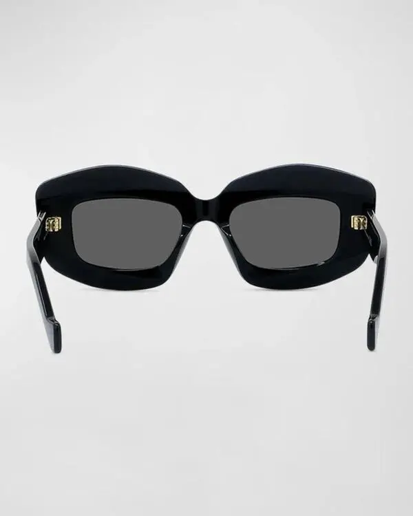 Loewe Anagram Acetate Rectangle Sunglasses