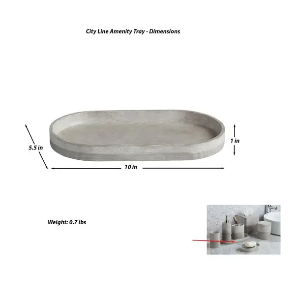 ROSELLI City Line Amenity Tray