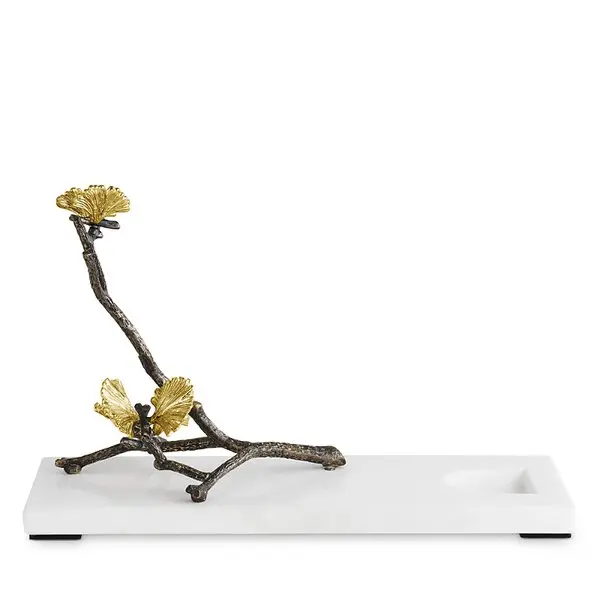 Michael Aram Butterfly Ginkgo Wine Bottle Stand - No Color