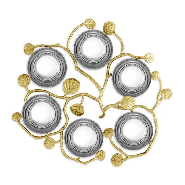 Michael Aram Botanical Leaf Gold Seder Plate