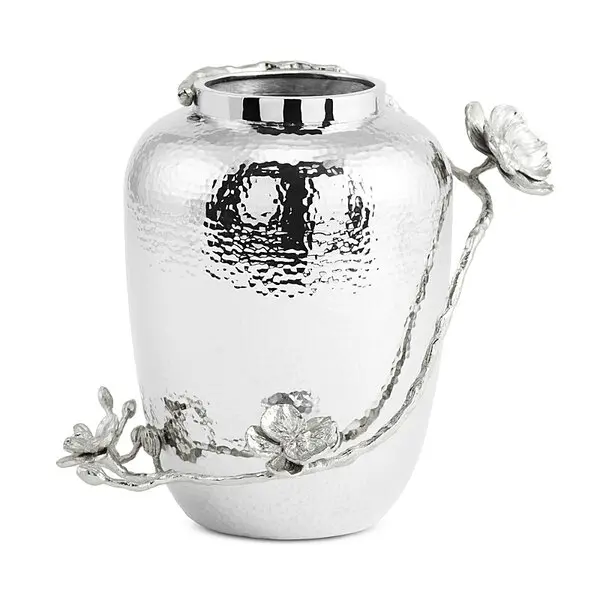 Michael Aram White Orchid Medium Vase - Silver