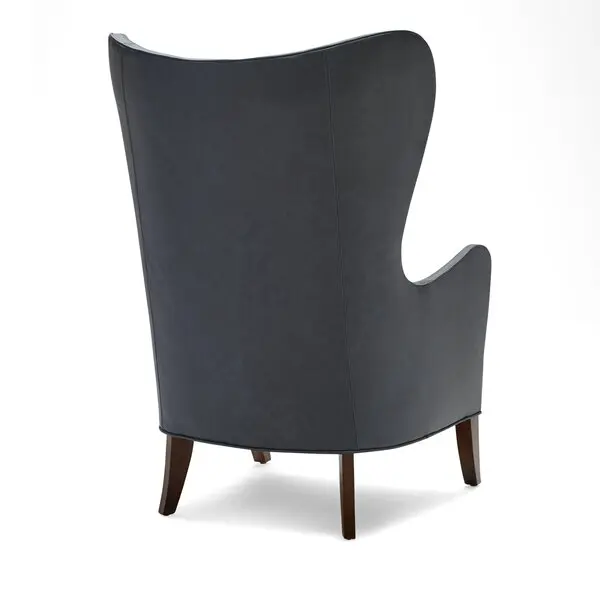 MASSOUD Mckinney Wing Chair - Saloon Jeans