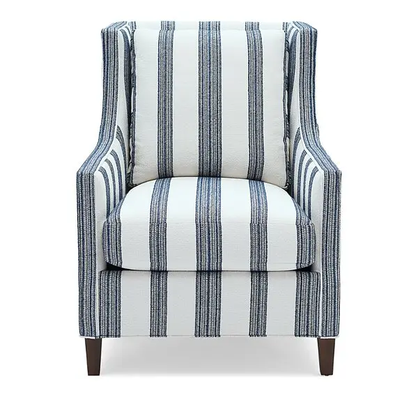 MASSOUD Duncan Chair - Cape Stripe Denim