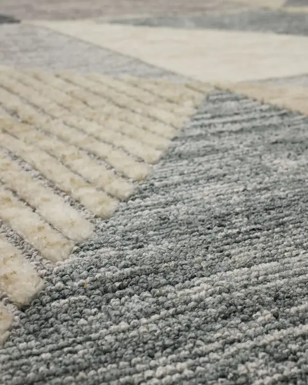 DREW & JONATHAN HOME Bowen Oblique Area Rug, 8' X 10 - Tan/blue