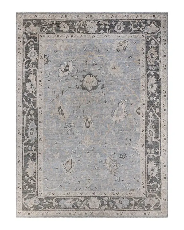 Bloomingdale'S Oushak M1982 Area Rug, 8'8 X 11'10 - Silver