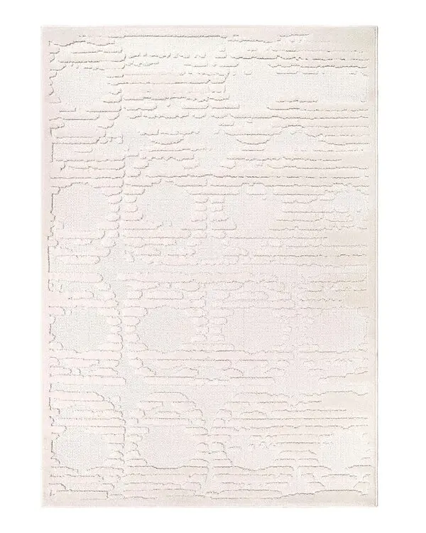 ORIAN Palmetto Living Crochet Indoor/outdoor Chrissy Area Rug, 5'3 X 7'6 - Ivory