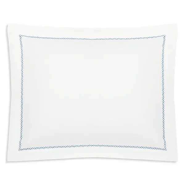 MATOUK Hatch Cotton Standard Sham - Sky Blue