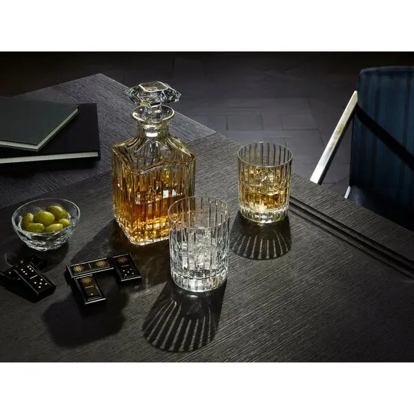 THE MARTHA, BY BACCARAT Harmonie Square Whiskey Decanter