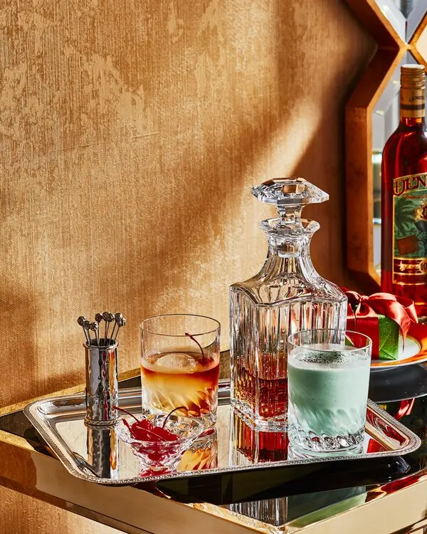 THE MARTHA, BY BACCARAT Harmonie Square Whiskey Decanter