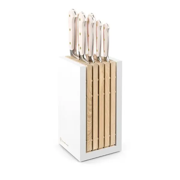 WUSTHOF Classic 8 Piece Designer Knife Block Set - Pink Sea Salt