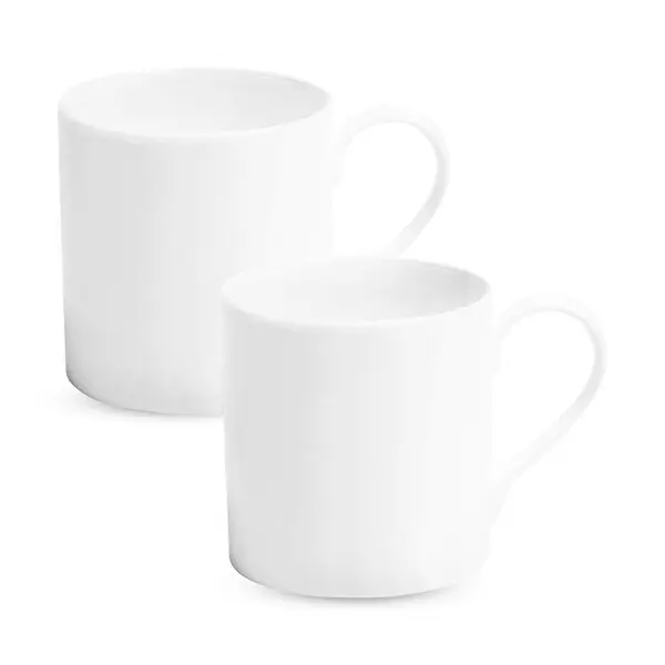 RICHARD BRENDON Large Mug, Set Of 2 - White