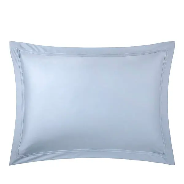YVES DELORME Triomphe Standard Sham - Celeste
