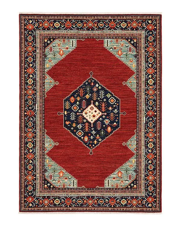 ORIENTAL WEAVERS Lilihan 5503m Area Rug, 5'3 X 7'6 - Red/blue