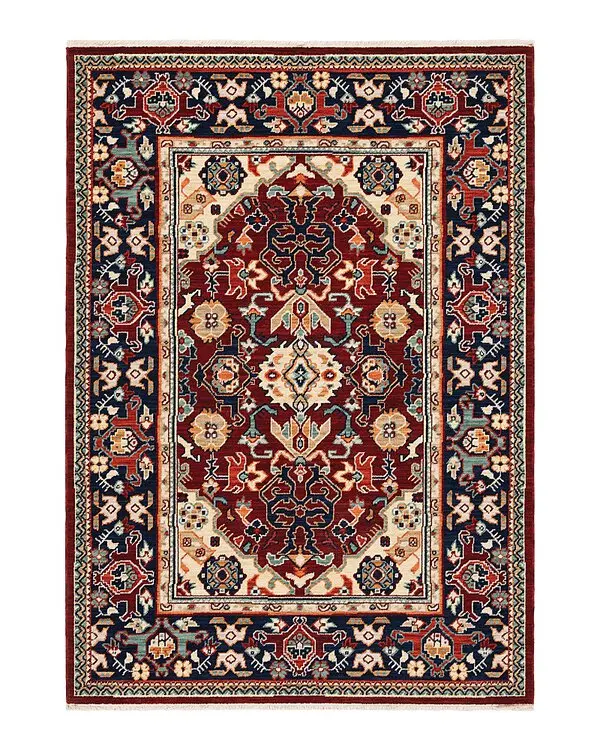 ORIENTAL WEAVERS Lilihan 2062r Area Rug, 2' X 3 - Red/blue