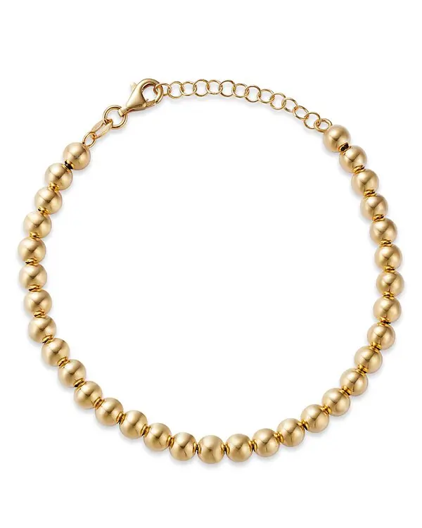 ALBERTO AMATI 14k Yellow Beaded Bracelet - Gold