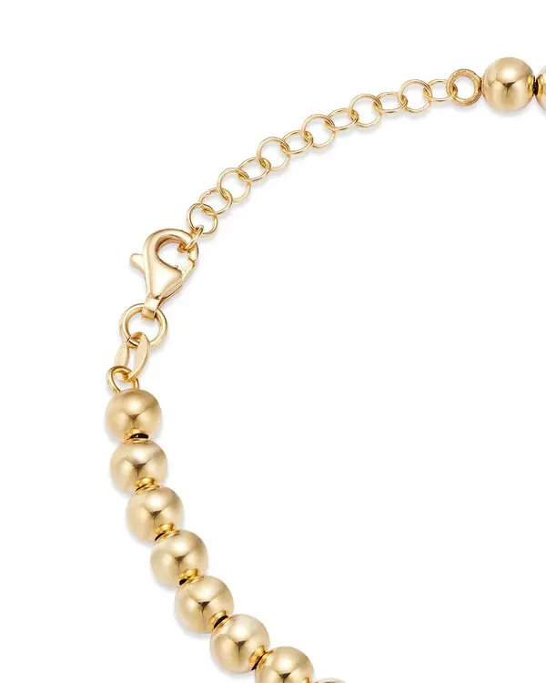 ALBERTO AMATI 14k Yellow Beaded Bracelet
