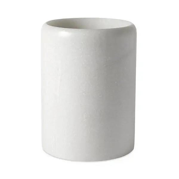 SFERRA Velina Marble Waste Basket - Dove