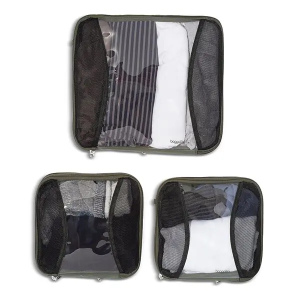 BAGGALLINI Compression Cubes Set Of 3 - Thyme