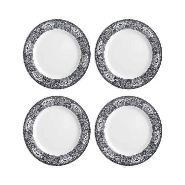 SPODE Heritage Dinner Plate, Set Of 4 - Black
